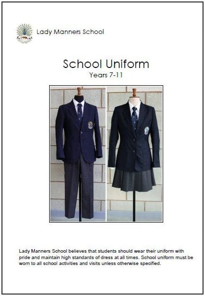 School Uniform - Lady Manners School